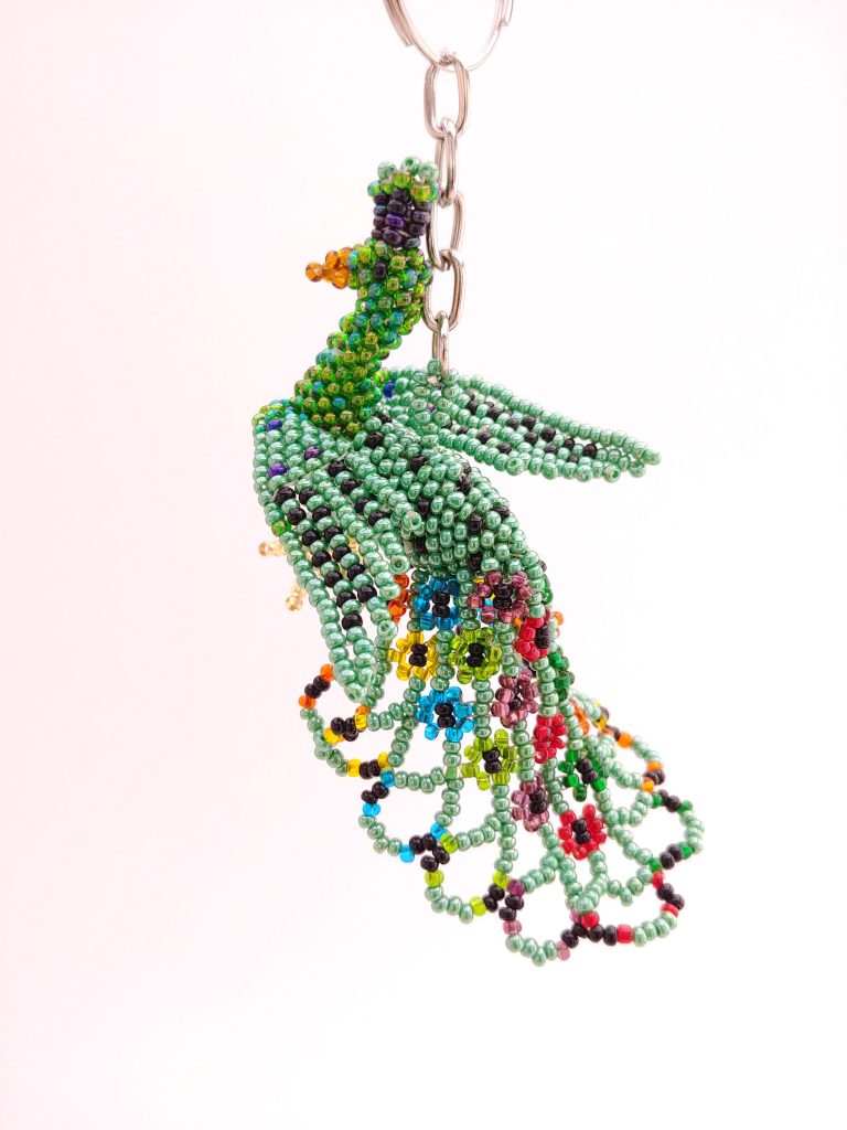Peacock Keychain » Tribal Roots Inc.