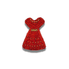 Beaded Red Dress Pin - Tribal Roots