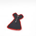 Beaded Red Dress Pin - Tribal Roots