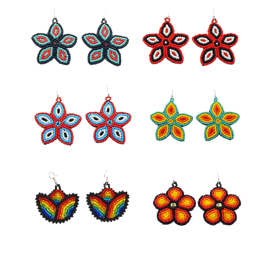 Ombre Fringe Earrings - Tribal Roots Inc.